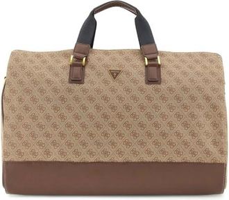 Guess sac de voyage Milano Convertible Weekender Beige/Brown