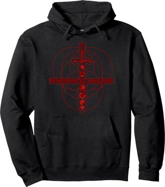 Dungeons & Dragons Dice Sword Logo Pullover Hoodie