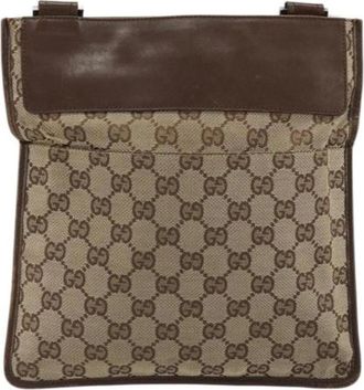 Gucci Sac bandouli&egrave;re vintage Pre-owned - Femme - Pre-owned - Brun - Taille: ONE Size