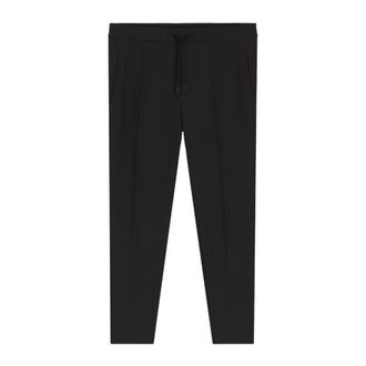 HUGO BOSS Schwarze Gr&uuml;ne Linie Hose - - Trousers - Herren - Schwarzk - M