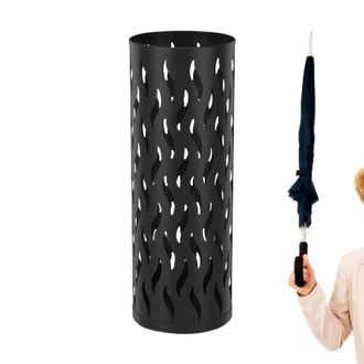 Generic Schirmst&auml;nder Organizer Metall Rund Vertikale Aufbewahrungseinheit mit feuchtigkeitsbest&auml;ndiger Verarbeitung | Praktische Halterung f&uuml;r Zuhause, Einga