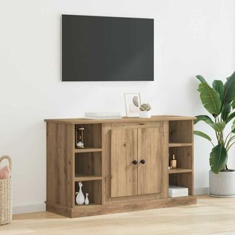 vidaXL Buffet Ch&ecirc;ne artisanal 100 x 35,5 x 60 cm Bois ding&eacute;nierie vidaXL