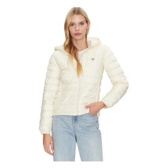Guess Leichte Nylon Parka Jacke - - Jackets - Damen - Wei&szlig; - XS