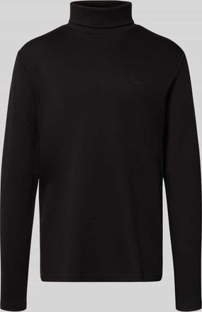 Daniel Hechter Sweatshirt mit Rollkragen und Logo-Print