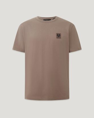 Belstaff T-shirt Belstaff Pour Homme Cotton Jersey Brun Asphalte 2xl
