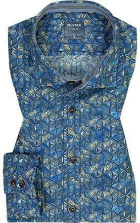 Olymp Olymp, Herren, Shirts, Blau, LGr&ouml;&szlig;e
