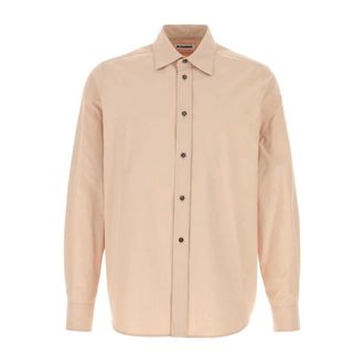 Jil Sander Hellrosa Baumwollhemd - - Shirts - Herren - Rosa - 3XL