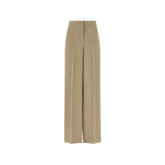 Max Mara Wide Pantalons - Femme - Pantalons - Beige - Taille: 34 FR