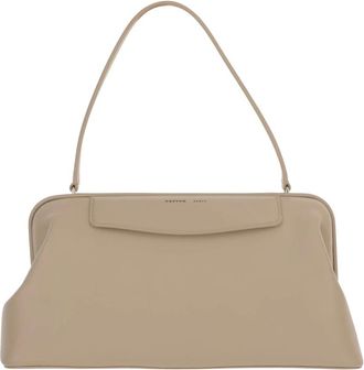 Carven Femme, Sacs, Beige, Taille: ONE Size Carmen Leather Bag