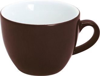 Kahla 204715A72605C Pronto Colore Espresso-Obertasse 0,08 l chocolate brown|braune Espressotasse aus Porzellan