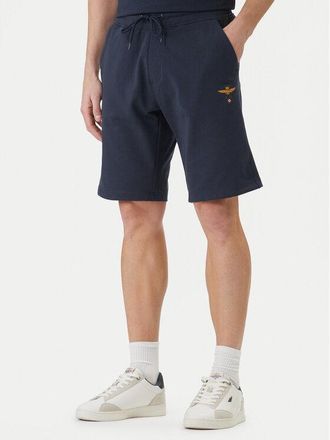 Aeronautica Aeronautica Militare Sportshorts 261BF0032UF00674 Dunkelblau Regular Fit