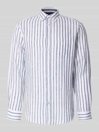 Christian Berg Slim Fit Freizeithemd aus reinen Leinen