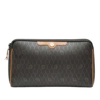 Dior Pre-owned Canvas Clutch - - Pre-owned - Damen - Braun - ONE SIZE