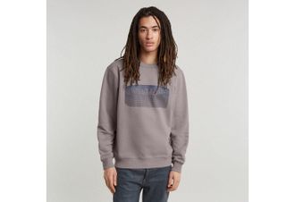 G-Star Sweatshirt Stacked Old Skool Logo R