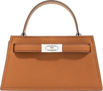 Tory Burch Tory Burch Satchels - Petite Lee Radziwill Pebbled Bag - Gr. unisize - in Braun - f&uuml;r Damen