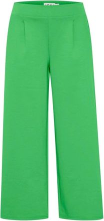Ichi Ichi, Femme, Pantalons, Vert, Taille: 44 FR Wide Pantalons