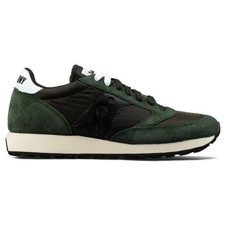 Saucony Jazz Original Vintage Herren Sportschuhe, Dark Green Black, 38.5 EU