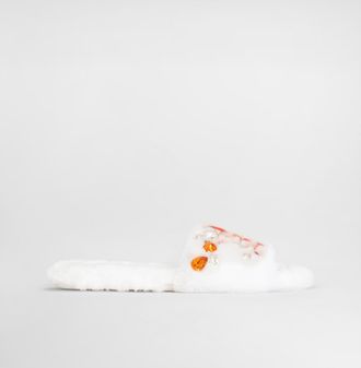 Dolce & Gabbana Ciabatta Flat - Frau Pantoletten Und Mules White 40
