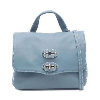 Zanellato Postina Stud Embellishment Henkeltasche - - Bags - Damen - Blau - ONE SIZE