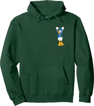 Disney Mickey & Friends Donald Duck Small Pocket Pullover Hoodie