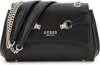 Guess Lorelei Convertible Xbody Flap Bag Black