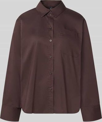 Vero Moda Regular Fit Langarmbluse aus Baumwoll-Mix Modell LOTUS