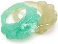 La Manso Duo de bague Half Iconic