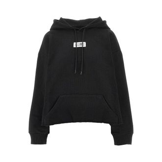 Maison Margiela Hoodie with raw-cut hem Woman