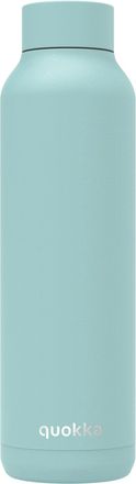 Quokka Solid Cool Gray Powder Wasserflaschen aus Edelstahl, BPA-frei, doppelwandig, h&auml;lt kalt und warm, f&uuml;r Kinder und Erwachsene