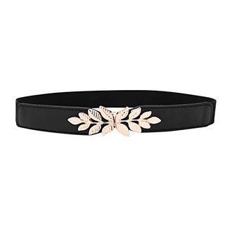 Generic Ceinture Femme Elastique - Ceinture &Eacute;l&eacute;gante pour Femme avec Design Moderne et &Eacute;lastique pour une Tenue Raffin&eacute;e