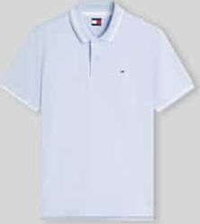 Tommy Jeans Regular Fit Poloshirt aus reiner Baumwolle