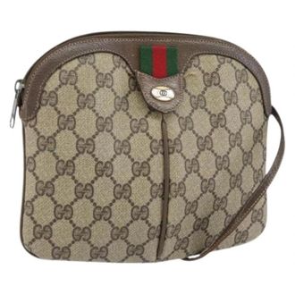 Gucci Pre-owned Vintage Canvas Cross Body Bag - - Pre-owned - Damen - Beige - ONE SIZE