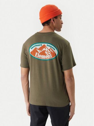Element T-Shirt Epic ELYZT00578 Khakifarben Regular Fit