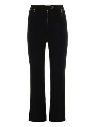 Elisabetta Franchi pantalon zippé à poches cargo - Noir