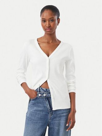 Calvin Klein Jeans Bluse LV047G207G Wei&szlig; Regular Fit