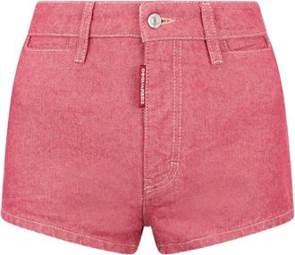 Dsquared2 Femme, Shorts, Rouge, Taille: 34 FR Denim Shorts