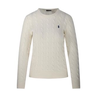 Ralph Lauren Julianna Pullover mit langen &Auml;rmeln - - Knitwear - Damen - Beige - S