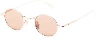 Chlo&eacute; CH0414S Round Metal Sunglasses - Pink
