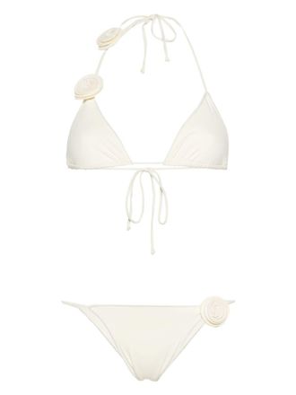 La Reveche Ashar Bikini mit Blumenapplikation - Nude