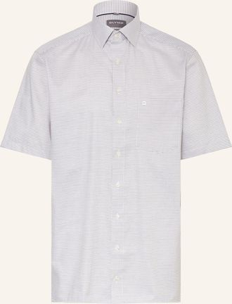 Olymp Kurzarm-Hemd Luxor Comfort Fit braun