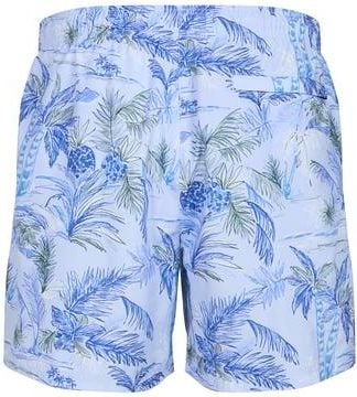 Eton Short de bain &agrave; imprim&eacute; palmier