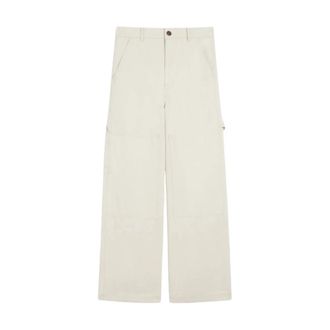 Max Mara Relaxed Fit Baumwollhose Caronte - - Trousers - Damen - Beige - XS