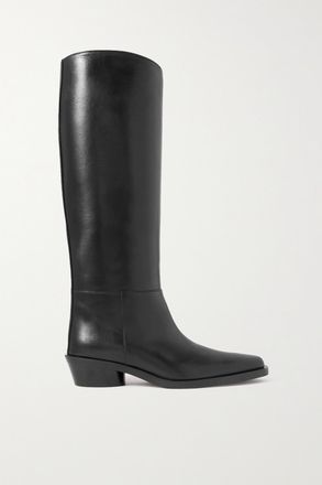 Proenza Schouler Bronco Kniehohe Stiefel Aus Leder - Schwarz