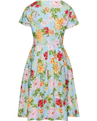 Reitmayer Trachtenkleid Gebl&uuml;mtes Halbarm-Kleid