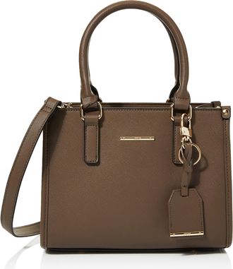 Geox Damen D Ameris Bag, Dk Taupe, Einheitsgröße EU