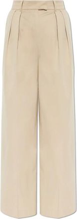 Anine Bing Homme, Pantalons, Beige, Taille: 36 FR Lou Pantalons