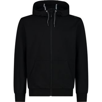 F.lli Campagnolo Herrenjacke mit fester Kapuze, Schwarz, 48