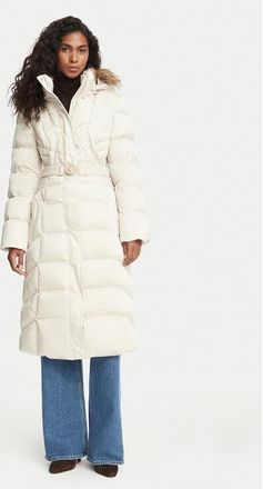 Guess Daunenjacke W6BL36 W4084 Hellbeige Regular Fit