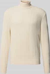 HUGO BOSS Pullover aus Wolle mit Rollkragen