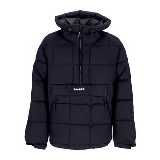 Timberland Schwarze Puffer-Daunenjacke mit Kapuze - - Jackets - Herren - Schwarzk - M